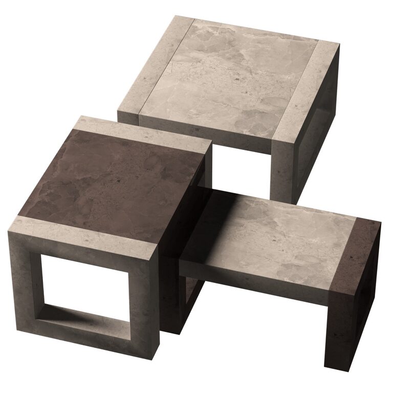 Stone Coffee Tables (178697) 3D model - Download 3D model Stone Coffee ...