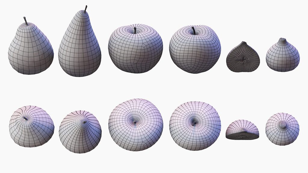 Fruits (179796) 3D model - Download 3D model Fruits (179796) | 179796 ...