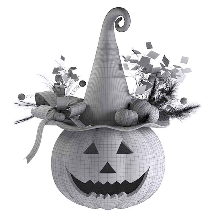 Halloween pumpkin (181589) 3D model - Download 3D model Halloween ...