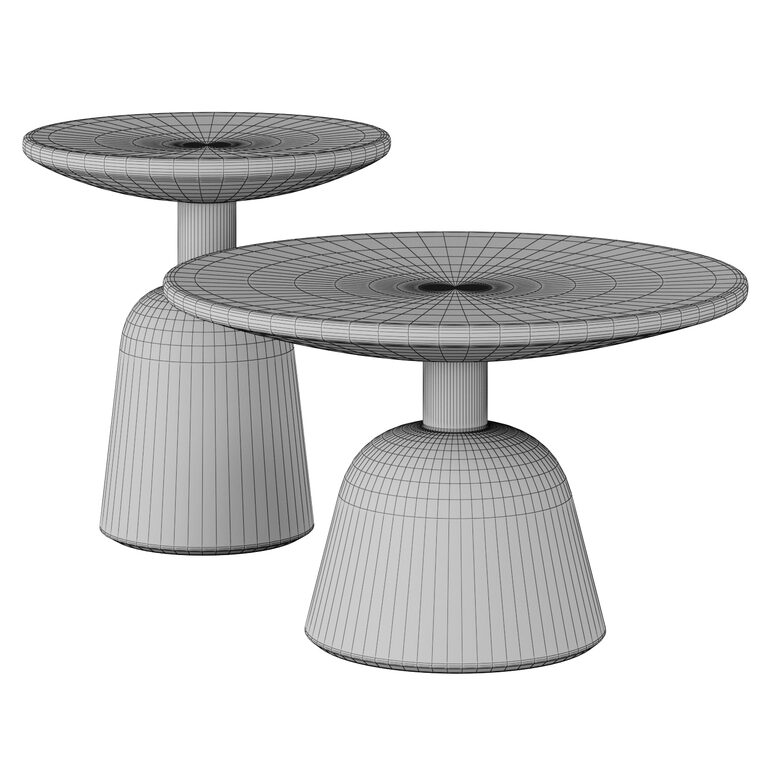 Macbeth Hemlock Black Wood Side Table by CB2 (181895) 3D model ...