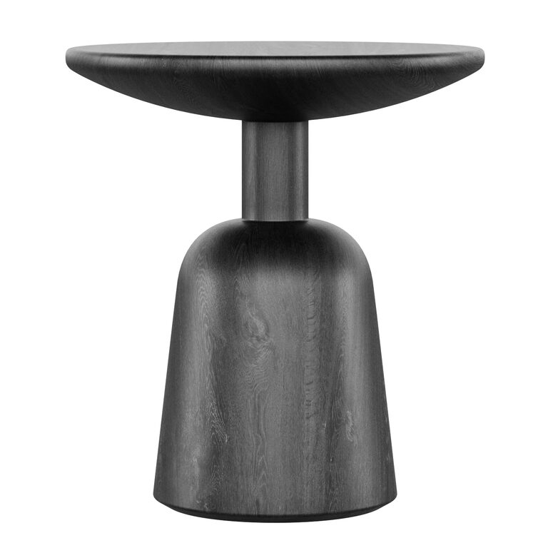 Macbeth Hemlock Black Wood Side Table by CB2 (181895) 3D model ...