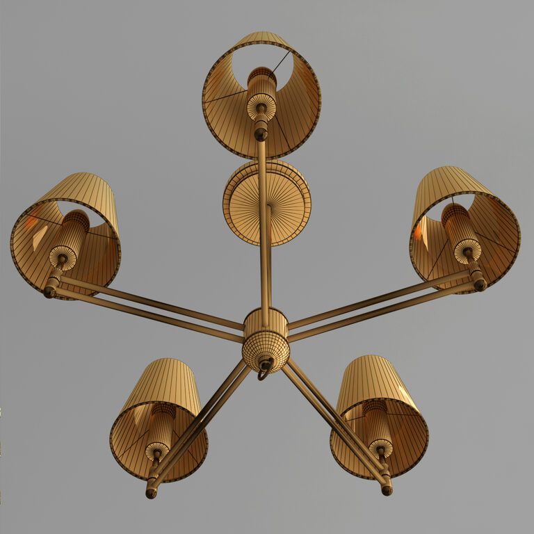 Lumion Doris Ceiling chandelier (182511) 3D model - Download 3D model ...