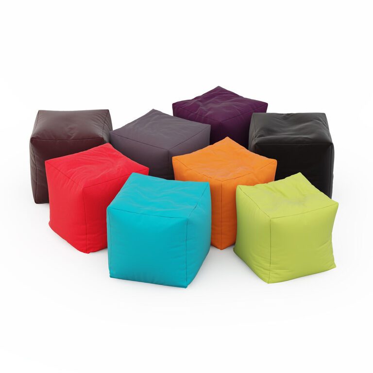 Pouf Coussin Jumbo Bag Cube (18419) 3D model - Download 3D model Pouf ...