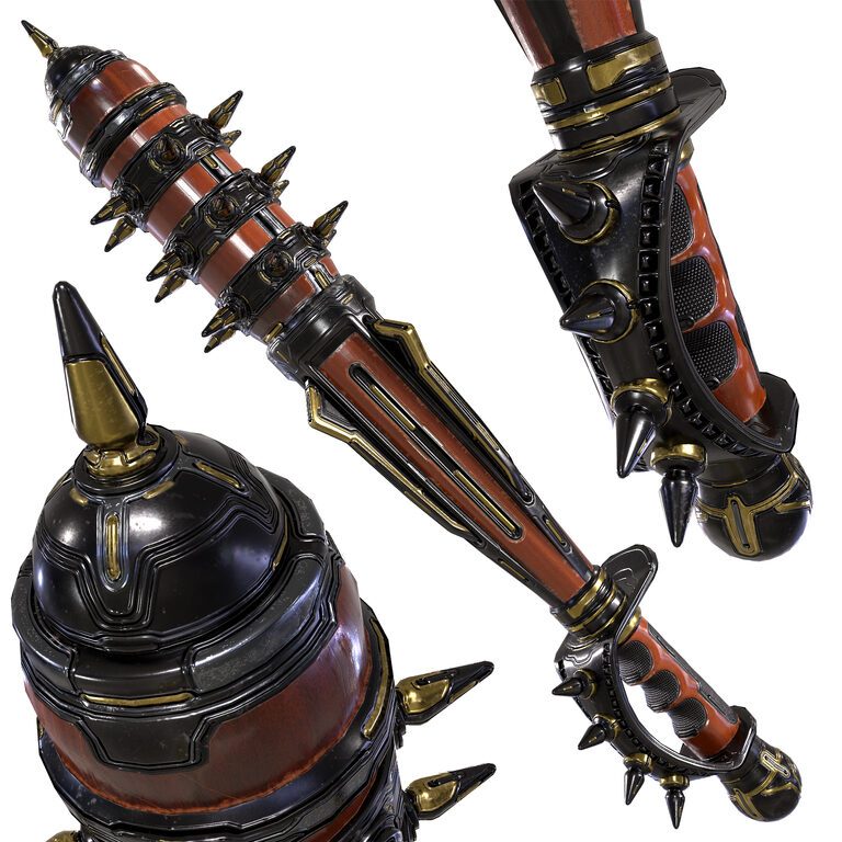 Mace (186573) 3D model - Download 3D model Mace (186573) | 186573 | 3d ...
