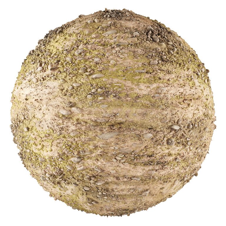 PBR material 06 - Rocky Soil Ground 4K (186605) 3D model - Download 3D ...