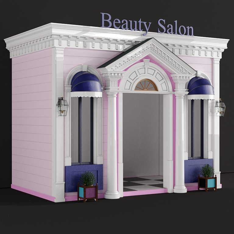 Children's playhouse Beauty salon for children (188758) 3D model ...