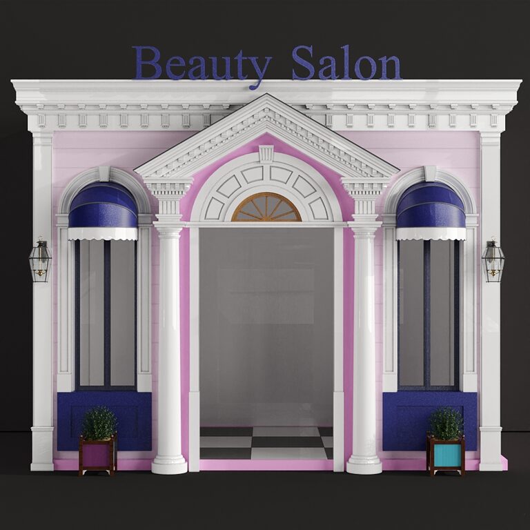 Children's playhouse Beauty salon for children (188758) 3D model ...