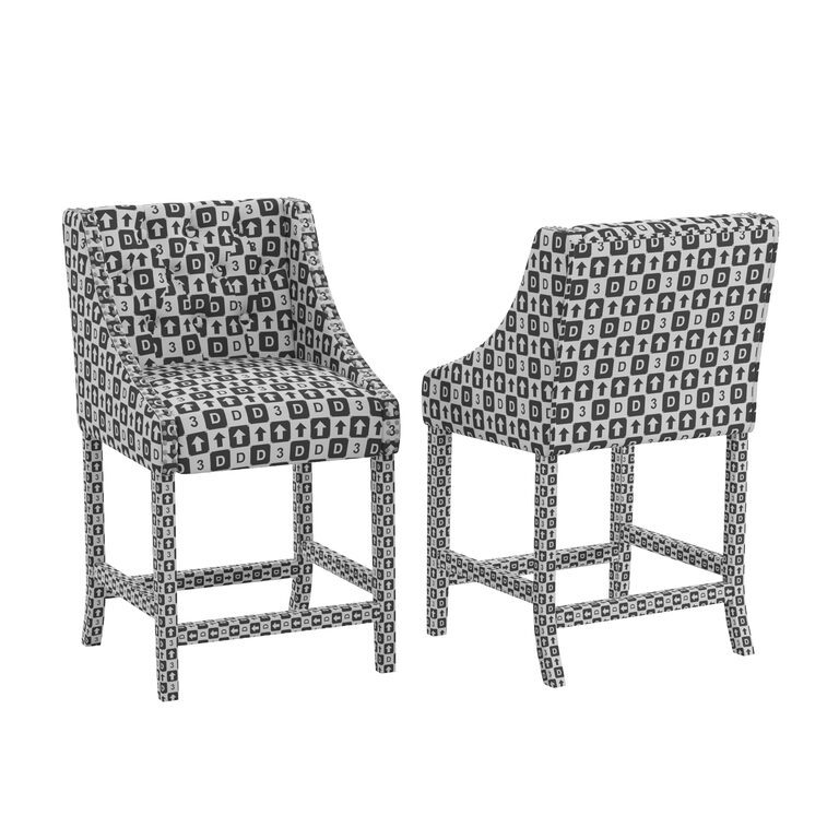 Bar stool Carmel Series 24 "- CH-182020-T-24 (189776) 3D model ...