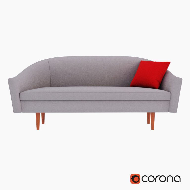 West Elm Billie Sofa (19040) 3D model - Download 3D model West Elm ...