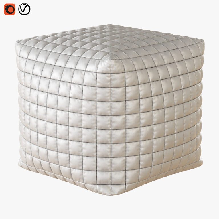 Pouf Cube (19235) 3D model - Download 3D model Pouf Cube (19235 ...