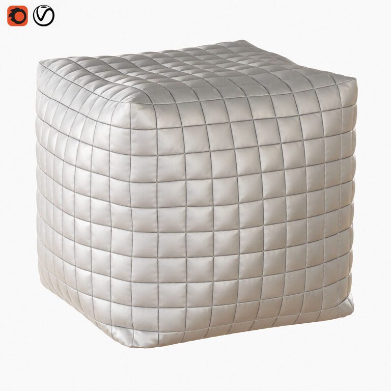 Pouf Cube (19237) 3D model - Download 3D model Pouf Cube (19237 ...