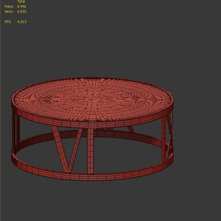 BACCARAT COFFEE TABLE (194005) 3D model - Download 3D model BACCARAT ...