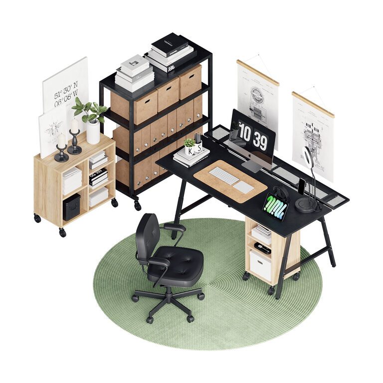Utespelare Industrial Desk (194031) 3D model - Download 3D model ...