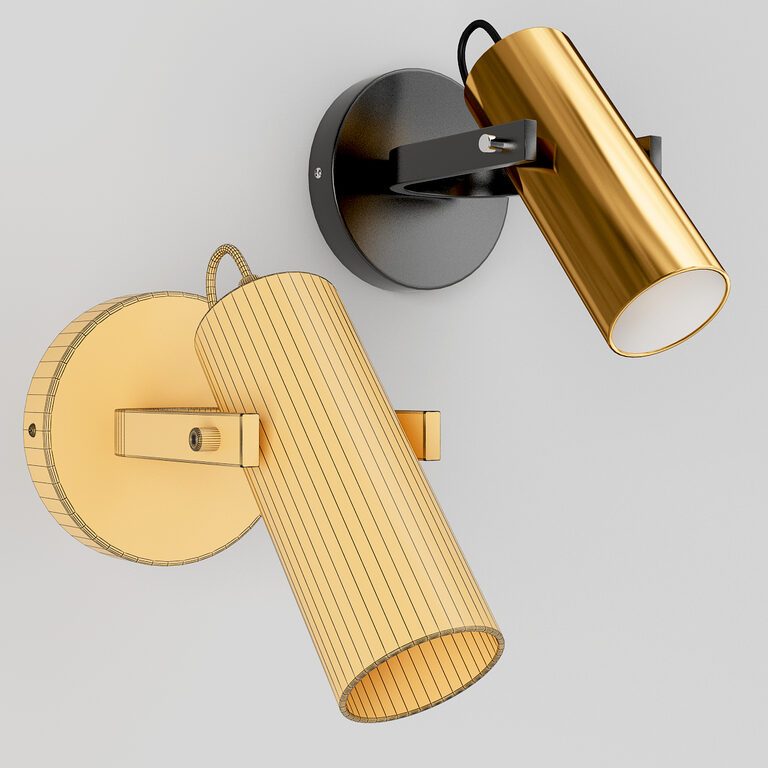 LUMION CLAIRE WALL LAMP (194088) 3D model - Download 3D model LUMION ...