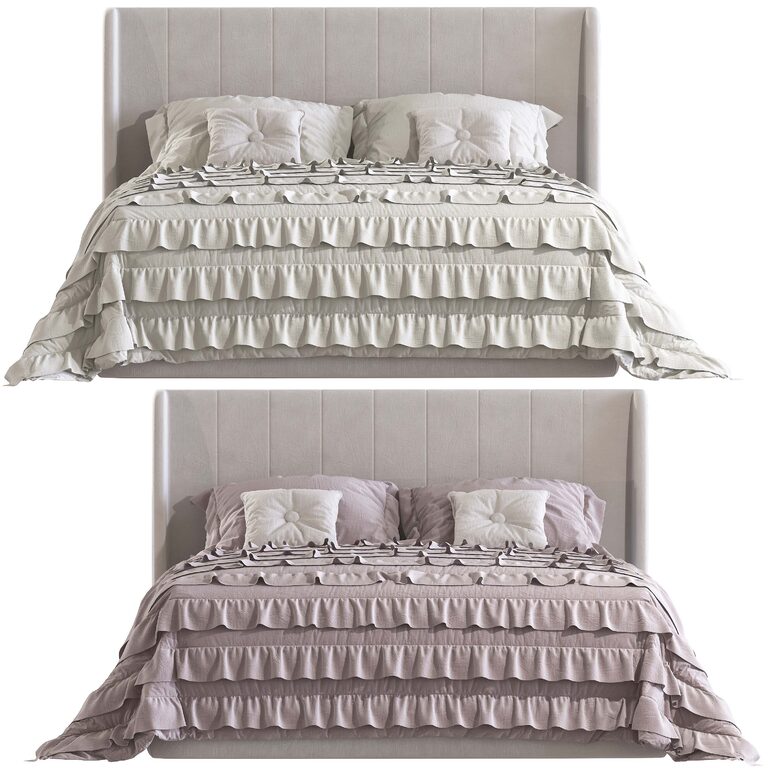 Bed Kaydian (194117) 3D model - Download 3D model Bed Kaydian (194117 ...
