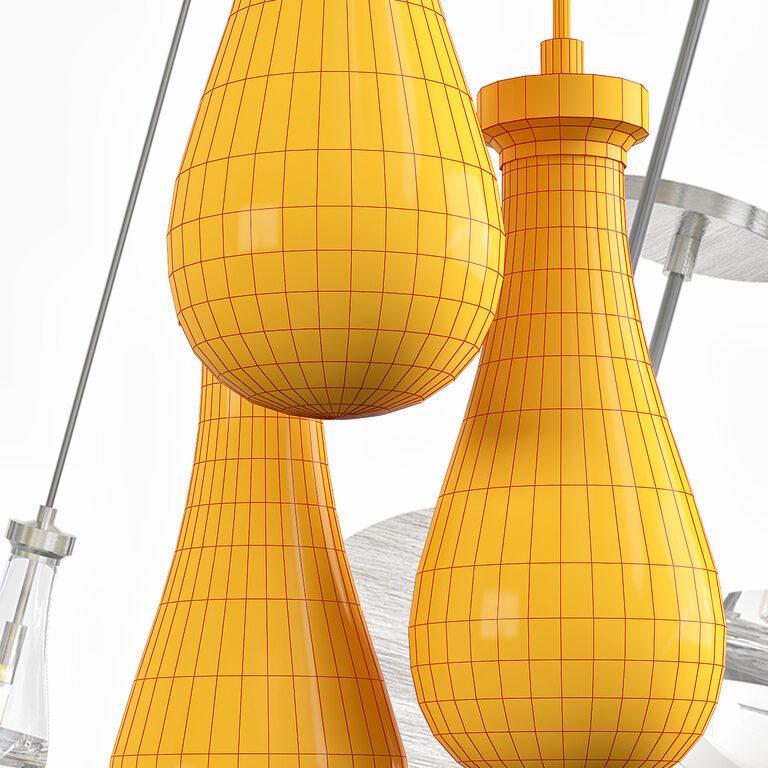 RAIN by Restoration Hardware Pendant (194160) 3D model - Download 3D ...
