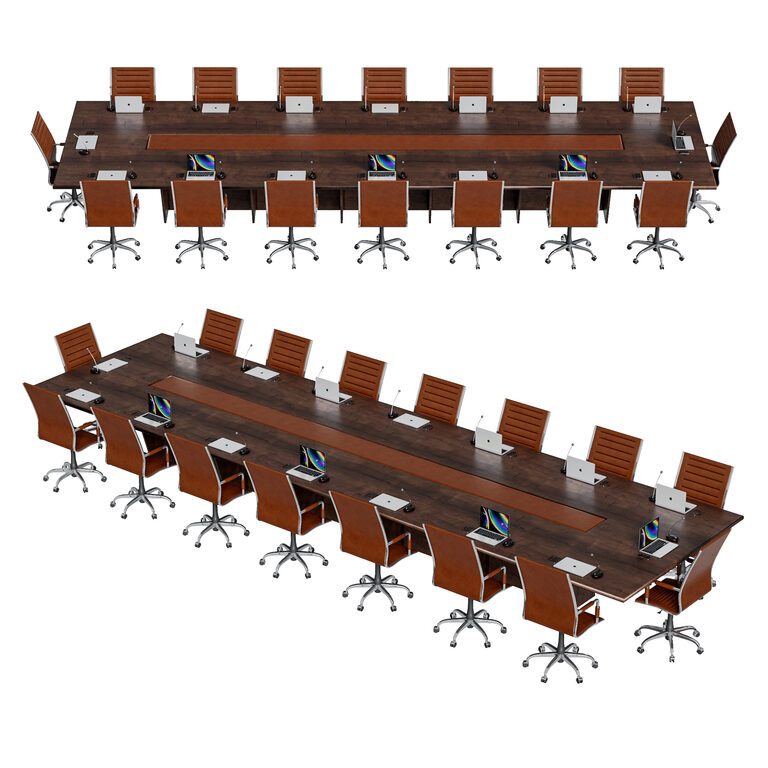 Conference Table 04 (194366) 3D model - Download 3D model Conference ...