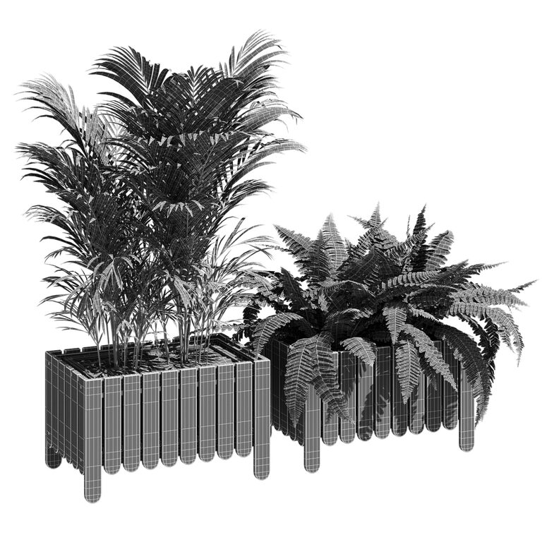 Flower box askholmen (195415) 3D model - Download 3D model Flower box ...