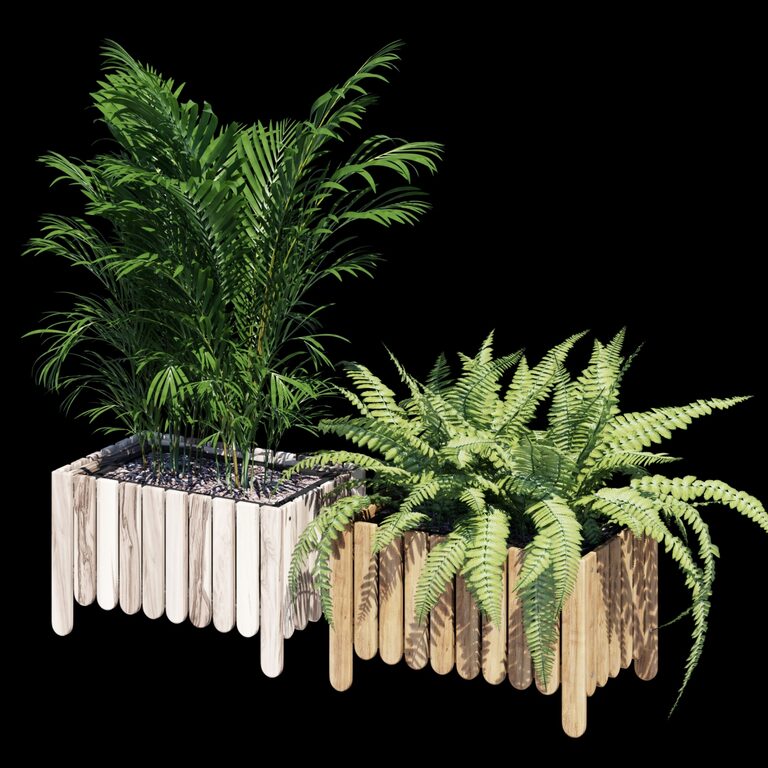 Flower box askholmen (195415) 3D model - Download 3D model Flower box ...