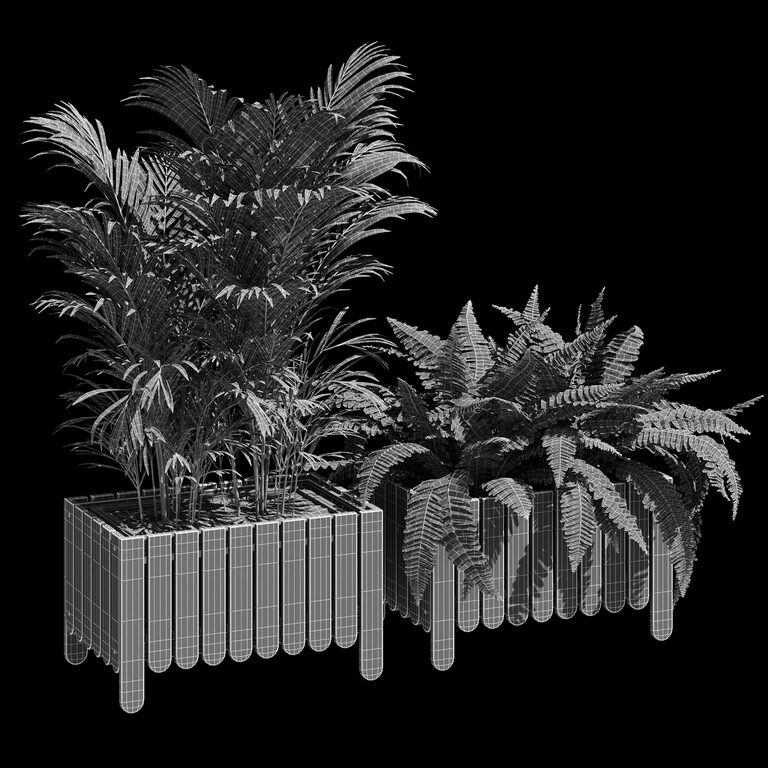Flower box askholmen (195415) 3D model - Download 3D model Flower box ...
