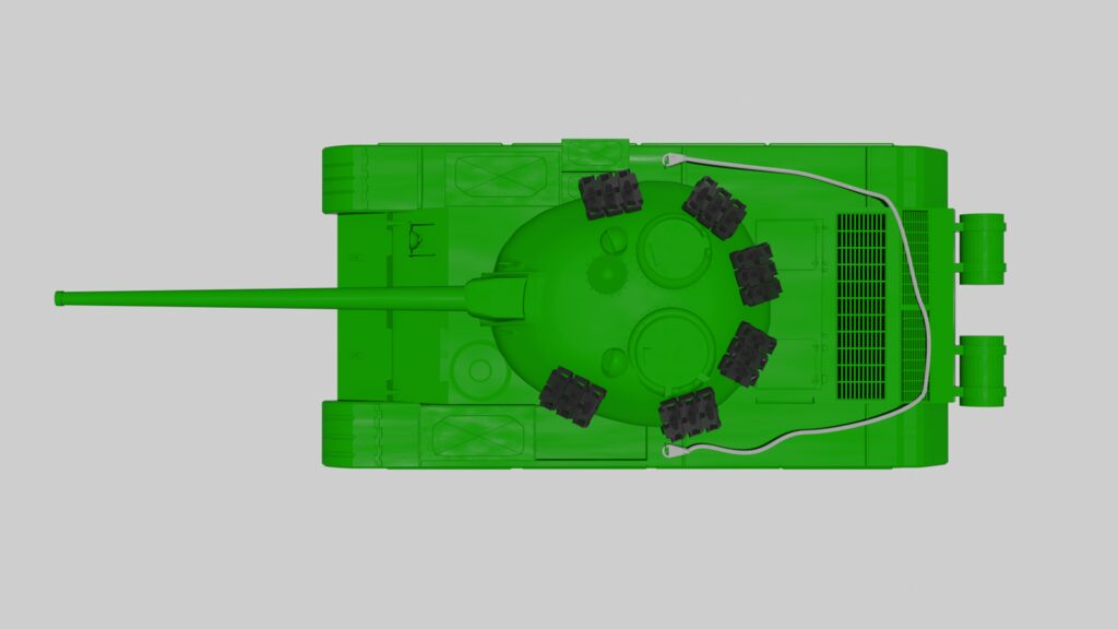 T-54 - Soviet medium tank (199897) 3D model - Download 3D model T-54 ...