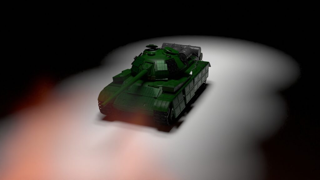 T-54 tank firing animation (203895) 3D model - Download 3D model T-54 ...