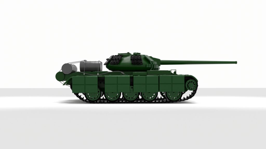 T-54 tank firing animation (203895) 3D model - Download 3D model T-54 ...