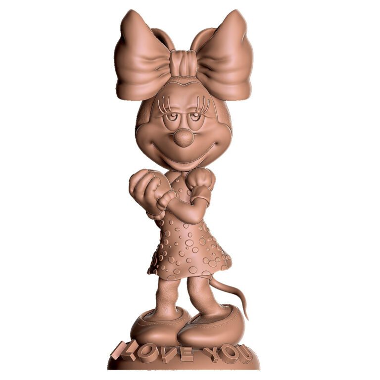 Mini mouse in love. For 3D printer. (204904) 3D model - Download 3D ...