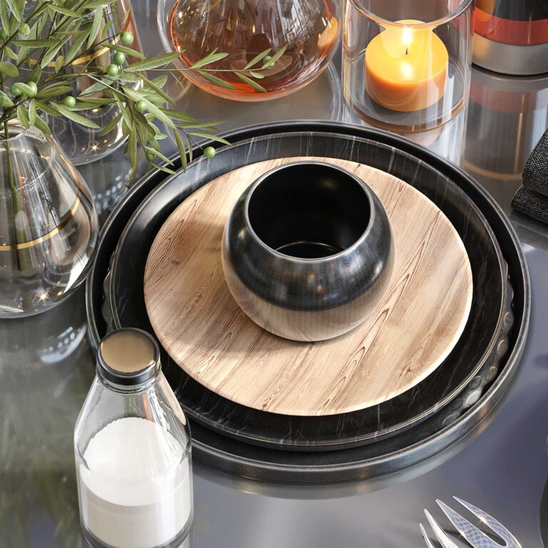 Table Setting 02 (206929) 3D model - Download 3D model Table Setting 02 ...