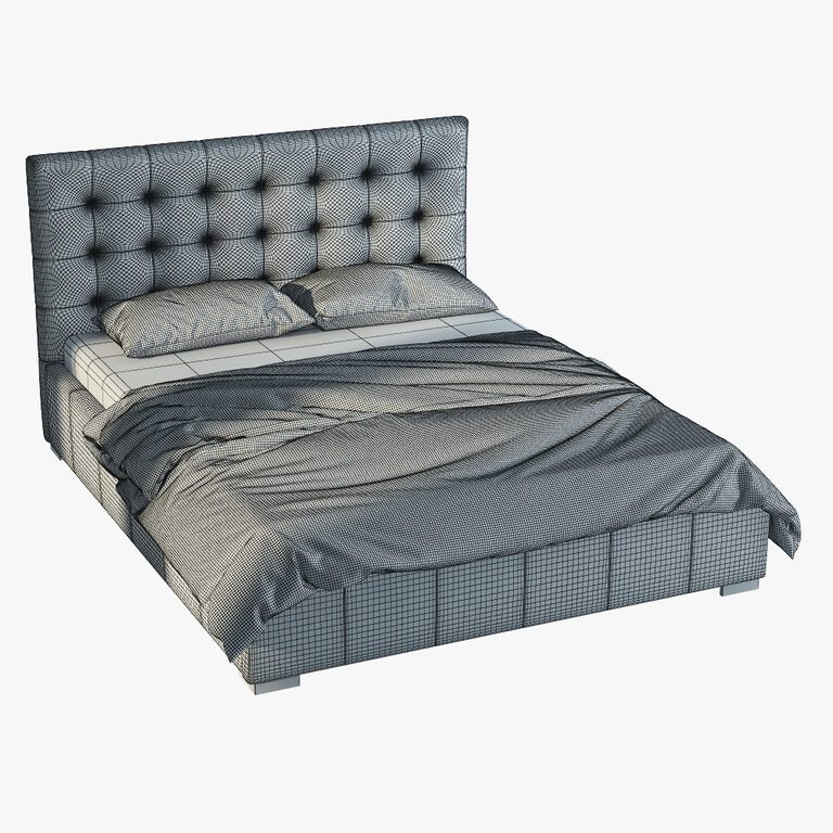 Signal Calama Bed (20697) 3D model - Download 3D model Signal Calama ...
