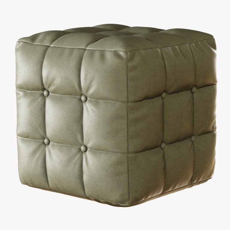 Pouf with buttons (20833) 3D model - Download 3D model Pouf with ...