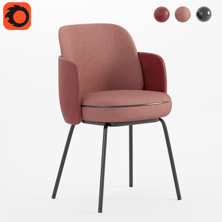 Munna Olympia Bar and Counter Stool (35384) 3D model - Download 3D ...