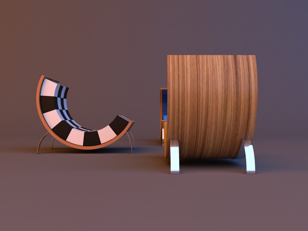 Smart chair Rubik’s Cube Furniture (220209) 3D model - Download 3D ...