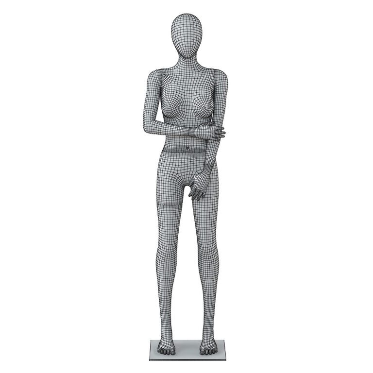Faceless Woman Mannequin 40 (22025) 3D model - Download 3D model ...