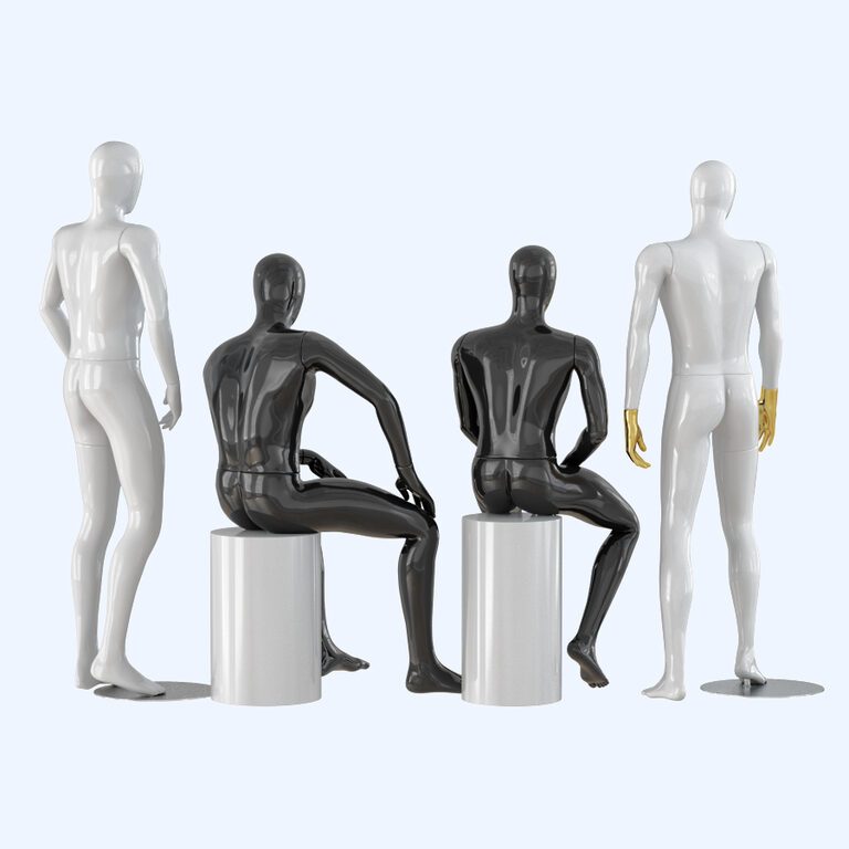Four abstract male mannequins 32 (22069) 3D model - Download 3D model ...