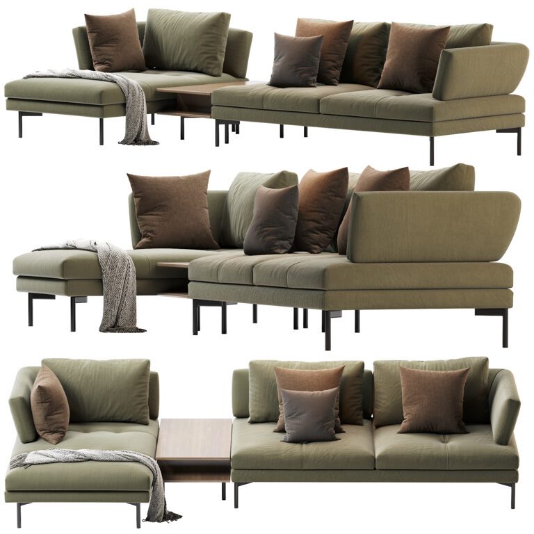 Bonaldo ALIANTE Sofa (223279) 3D model - Download 3D model Bonaldo ...