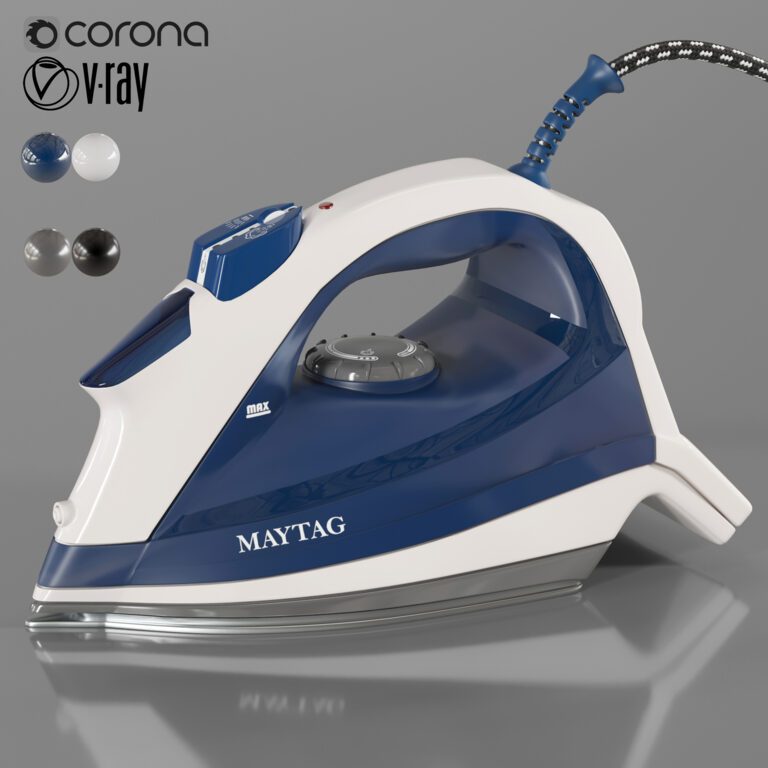 Maytag Speed Heat Steam Iron (224281) 3D model - Download 3D model ...