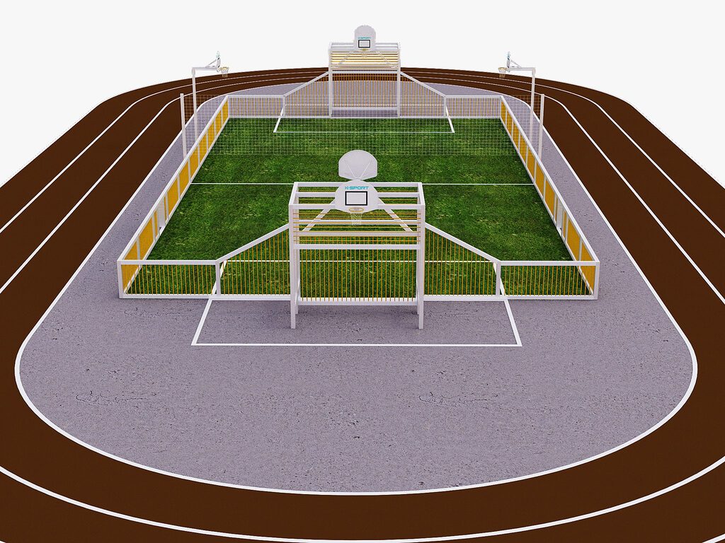 Sports building 3D models - Download 3D models | 3d-baza.com