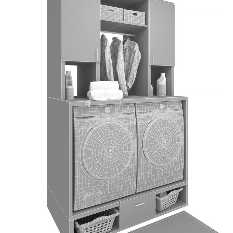 Compact Laundry (22743) 3D model - Download 3D model Compact Laundry ...