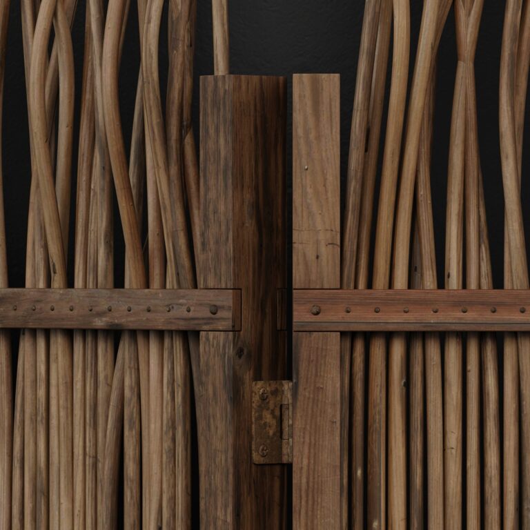 Screen branch crooked decor n5 (245608) 3D model - Download 3D model ...