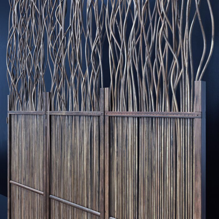 Screen branch crooked decor n5 (245608) 3D model - Download 3D model ...