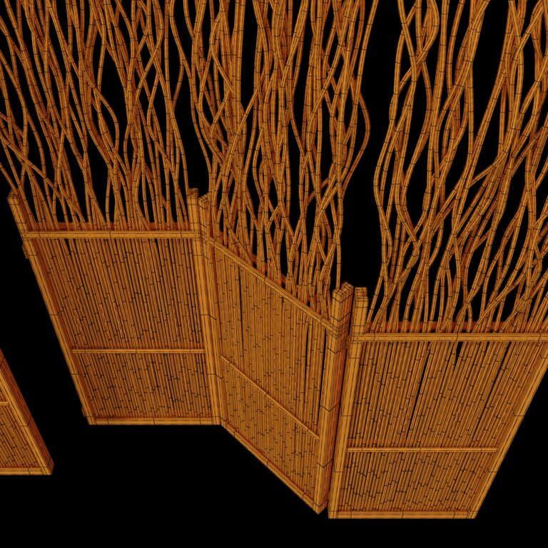 Screen branch crooked decor n5 (245608) 3D model - Download 3D model ...