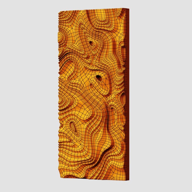 Parametric liquid wood line panel n1 (245611) 3D model - Download 3D ...