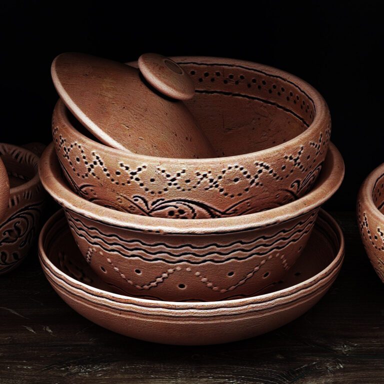 Dishes clay n21 (248695) 3D model - Download 3D model Dishes clay n21 ...