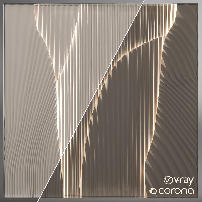 Decorative Panel with light (25029) 3D model - Download 3D model ...