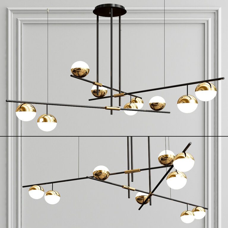 Technum Chandelier Lampatron (25161) 3D model - Download 3D model ...