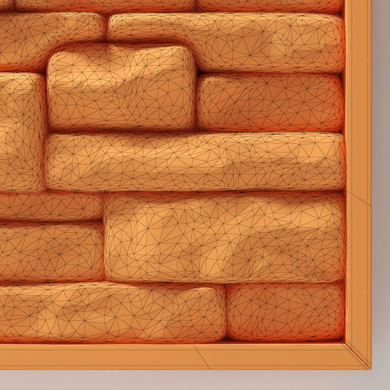 Stone rock panel frame n2 (25280) 3D model - Download 3D model Stone ...