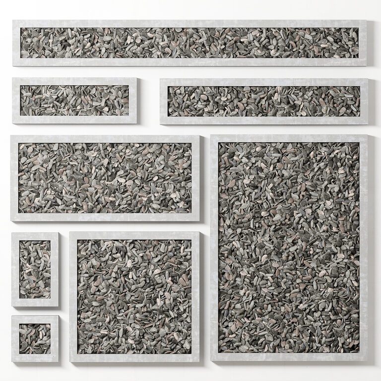 Pebble Low n7 Form Rentangle (25401) 3D model - Download 3D model ...
