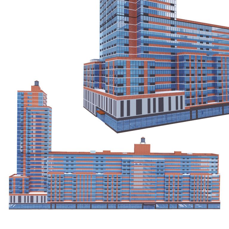 AVA High Line Building (254769) 3D model - Download 3D model AVA High ...