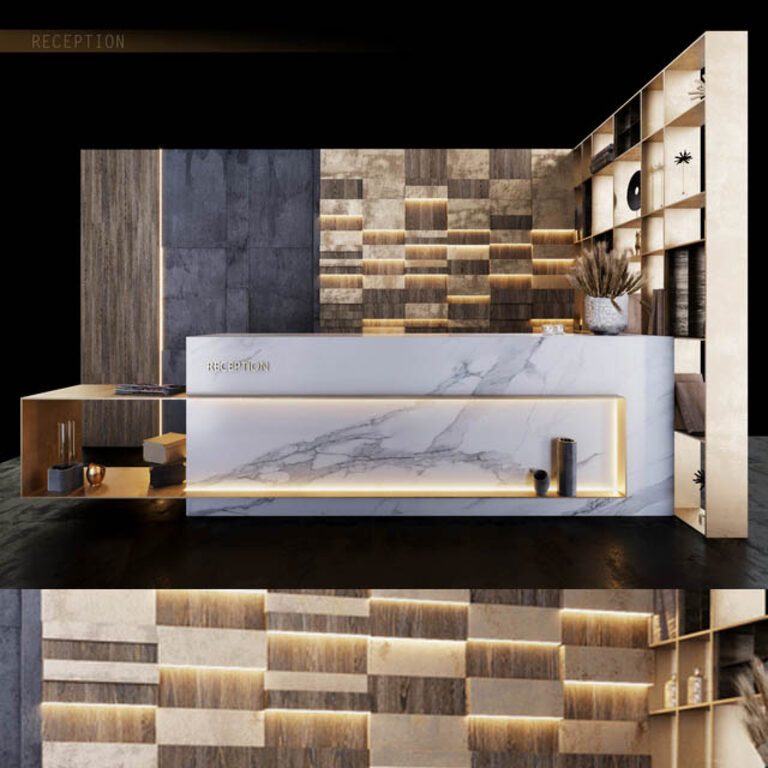 Modern reception (25554) 3D model - Download 3D model Modern reception ...
